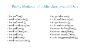 Utility classes | PPT