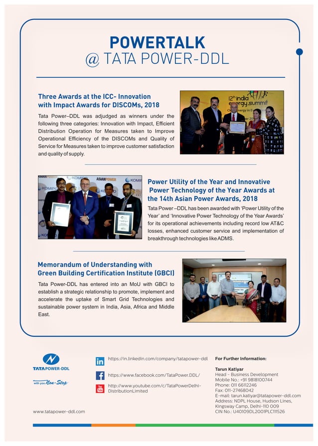 TATA Power-DDL Utility Connect (Issue 04) | PDF | Power and Energy Industry | Industries