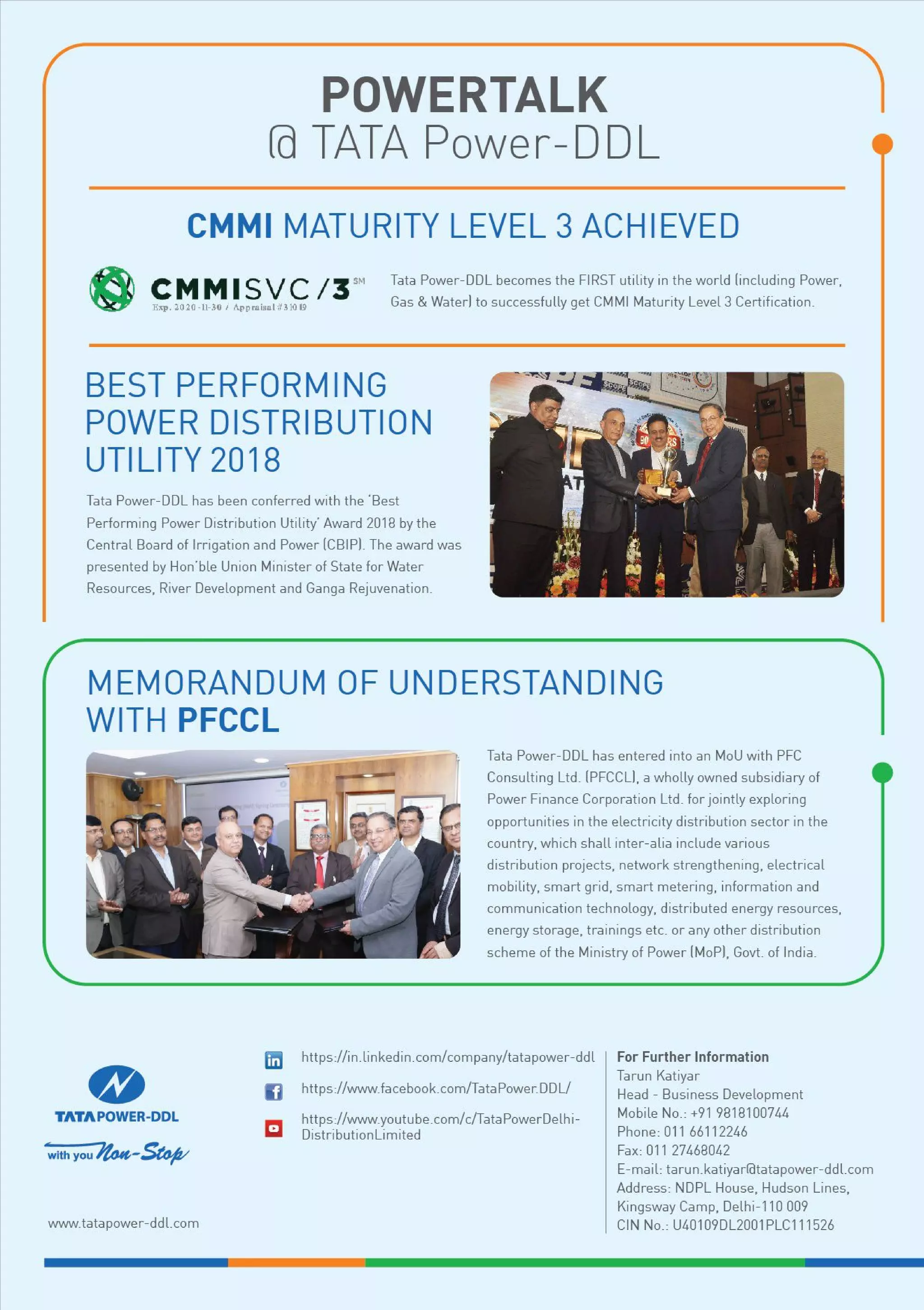 TATA Power-DDL Utility Connect (Issue 01) | PDF