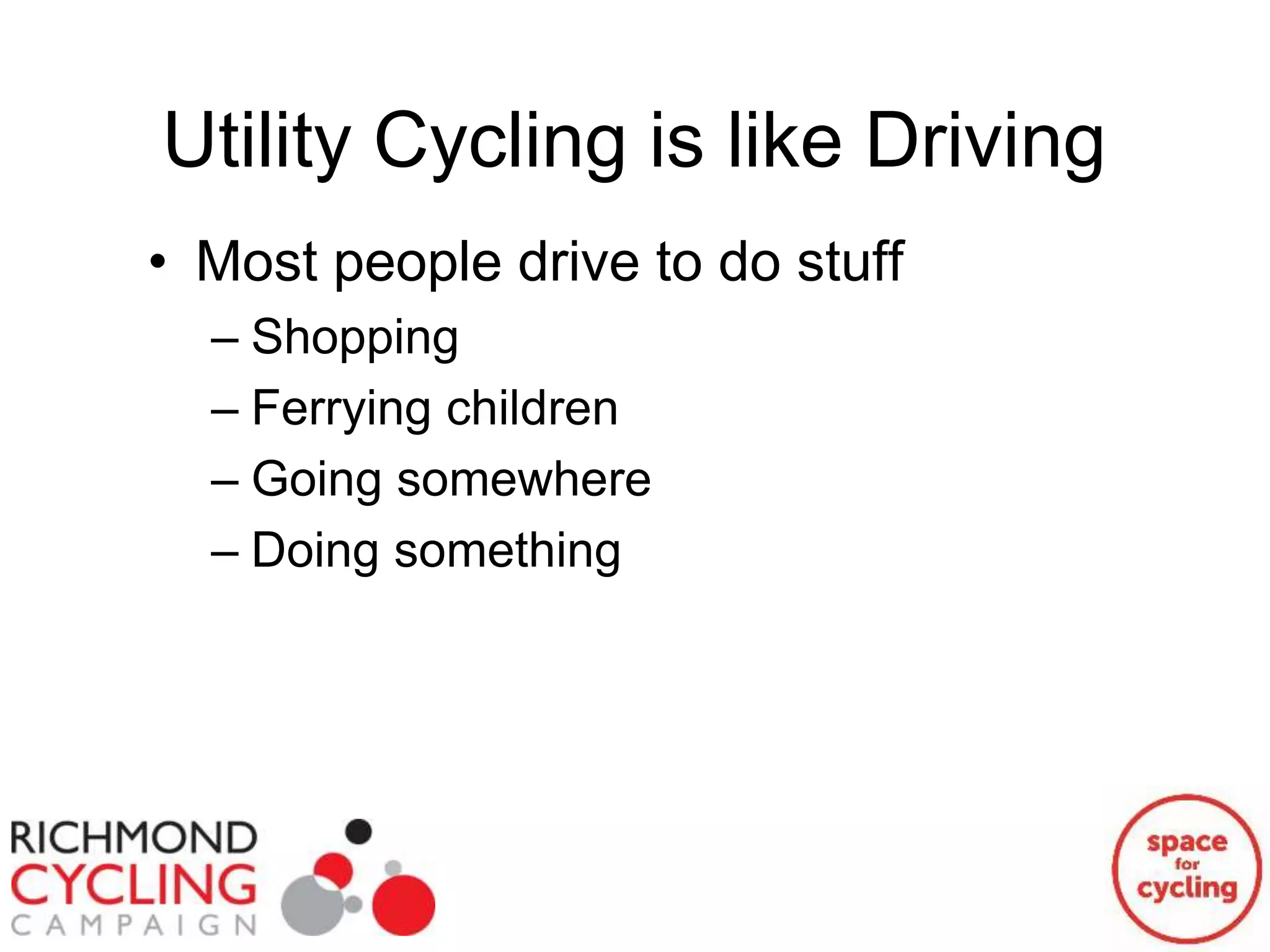 Utility cycling | PPTX