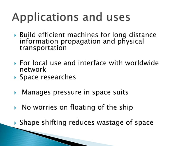 Utility fog ppt | PPTX | Internet of Things | Internet