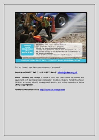 Utility mapping master class catsurveys | PDF