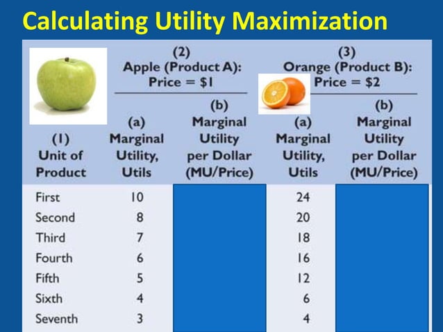 Utility maximization | PPTX