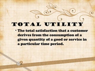 Utility Maximization | PPT