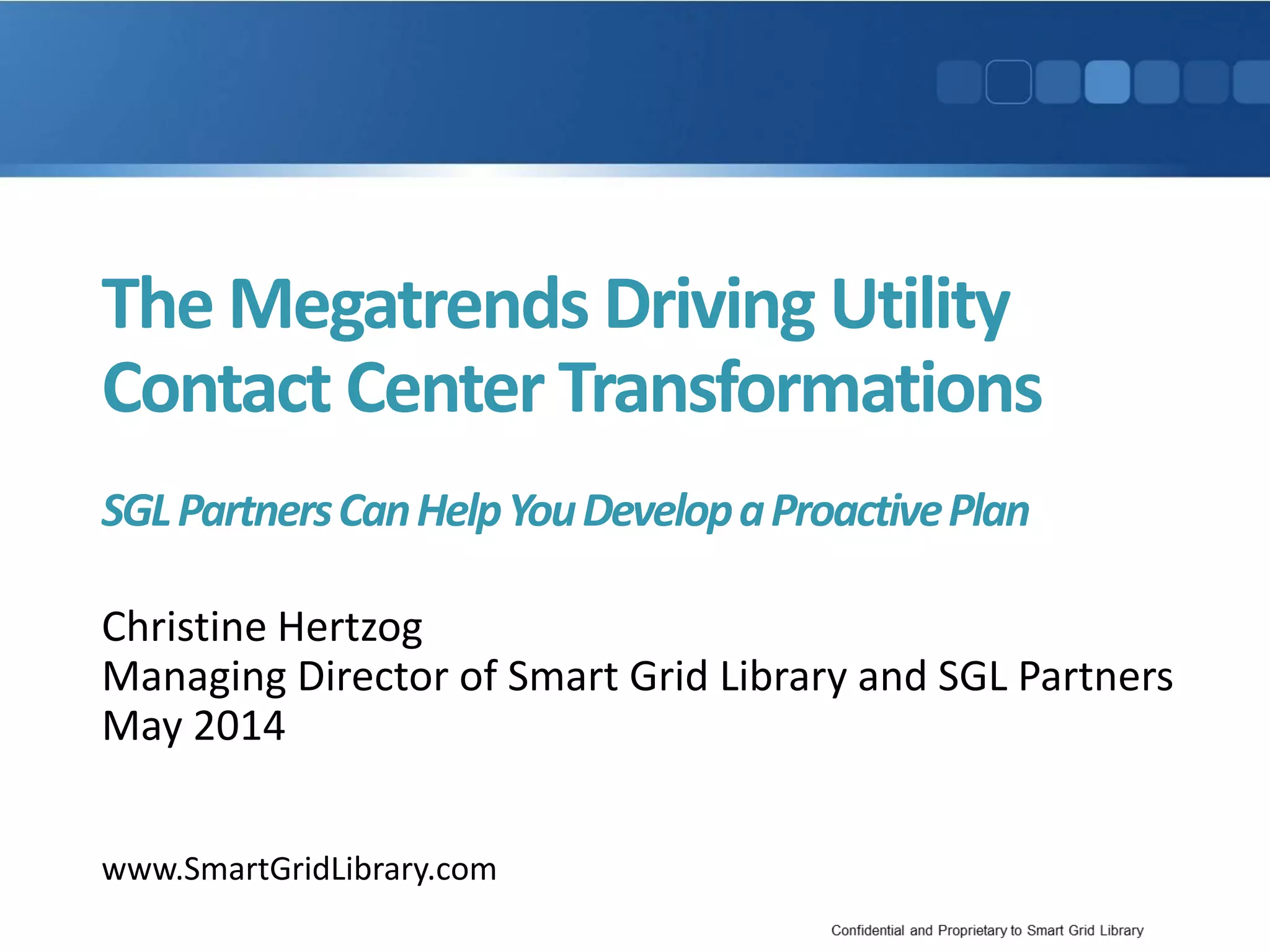 Utility megatrends and contact center transformations | PDF | Gas and ...