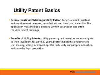 Mastering Utility Patent Drawings in the USA | InventionIP | PPT