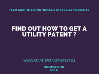 Utility patents | PDF
