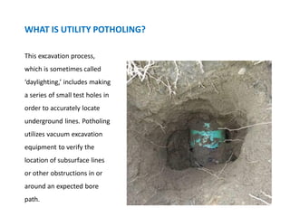 UTILITY POTHOLING Services in Virginia Beach, VA | PPT