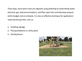 UTILITY POTHOLING Services in Virginia Beach, VA | PPT