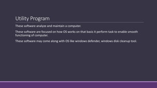 Utility program | PPT