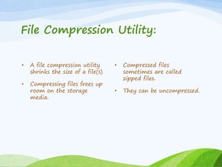 Utility programs | PPTX