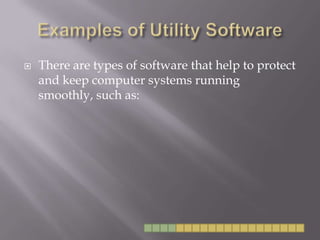 Examples Of Utility Software