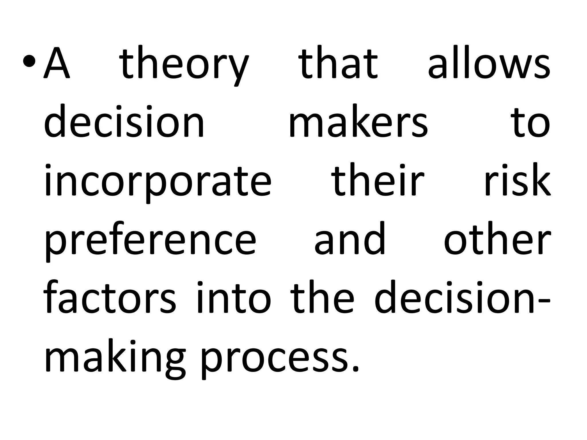 UTILITY THEORY.pptx