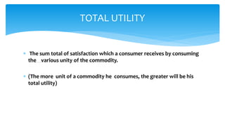 utility cardinal theory in economics.ppt