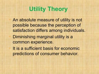 Utility Theory.pptaaaaaaaaaaaaaaaaaaaaaaaaaaaa | PPT