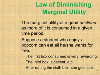 Utility Theory in consumer theory microeconomics | PPT