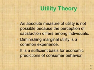 Utility Theory in economics explained .ppt