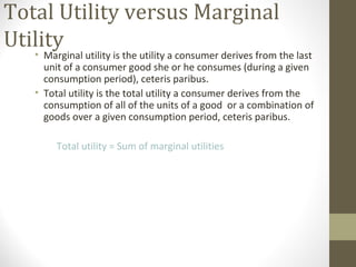Utility theory microeco | PPT