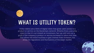Utility Token Development Company | PPTX