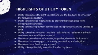 Utility Token Development Company | PPTX