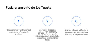utilización de Toast en android studio mensajes | PPTX
