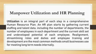 UTILIZATION of Resources for an organization.pptx