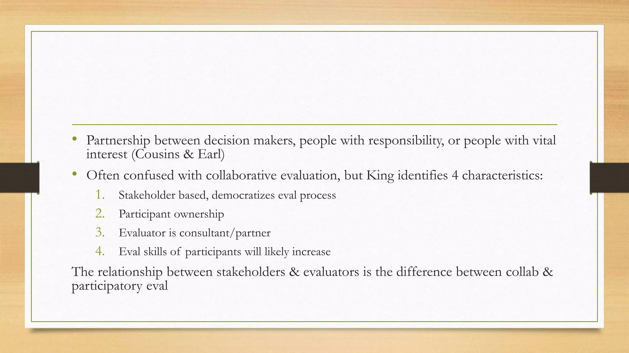 Utilization Focused Evaluation | PPTX