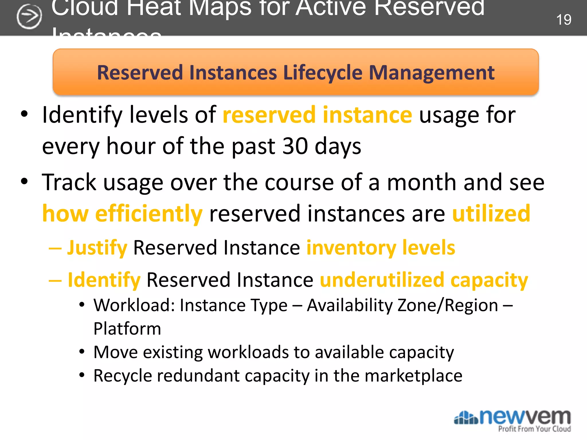 Newvem's Utilization Heat Map | PPTX