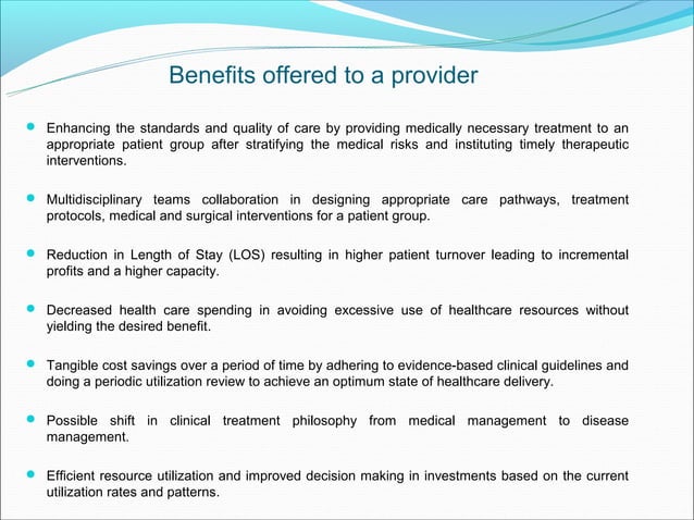 Utilization Management | PPT | Health Insurance | Insurance