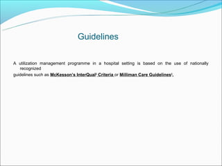 Utilization Management | PPT
