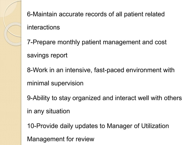 Utilization management | PPTX