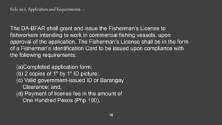 UTILIZATION, MANAGEMENT, DEVELOPMENT, CONSERVATION AND ALLOCATION ...