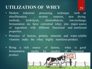 Utilization of dairy by product | PPTX