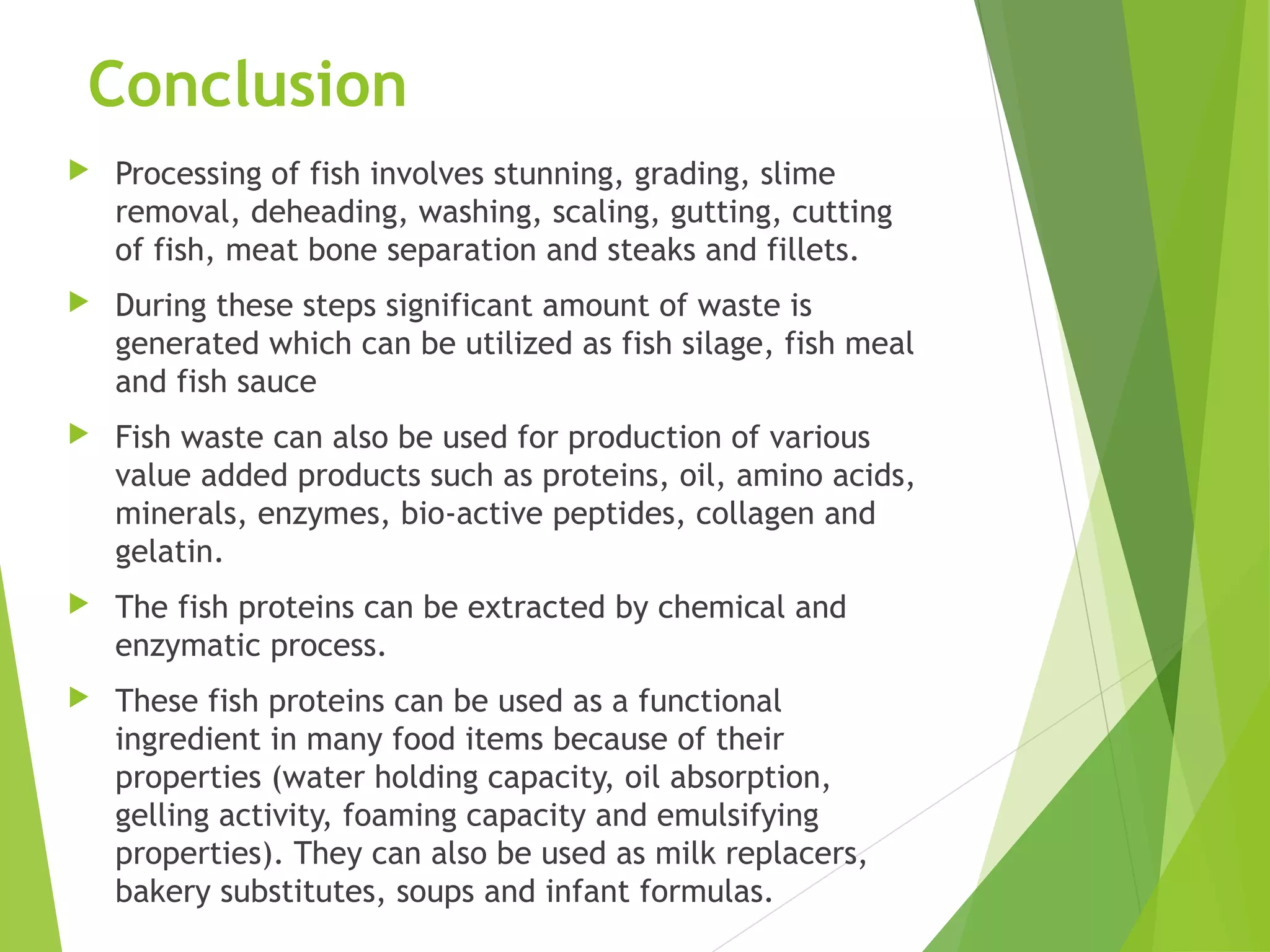 Utilization of fish wastes | PPT
