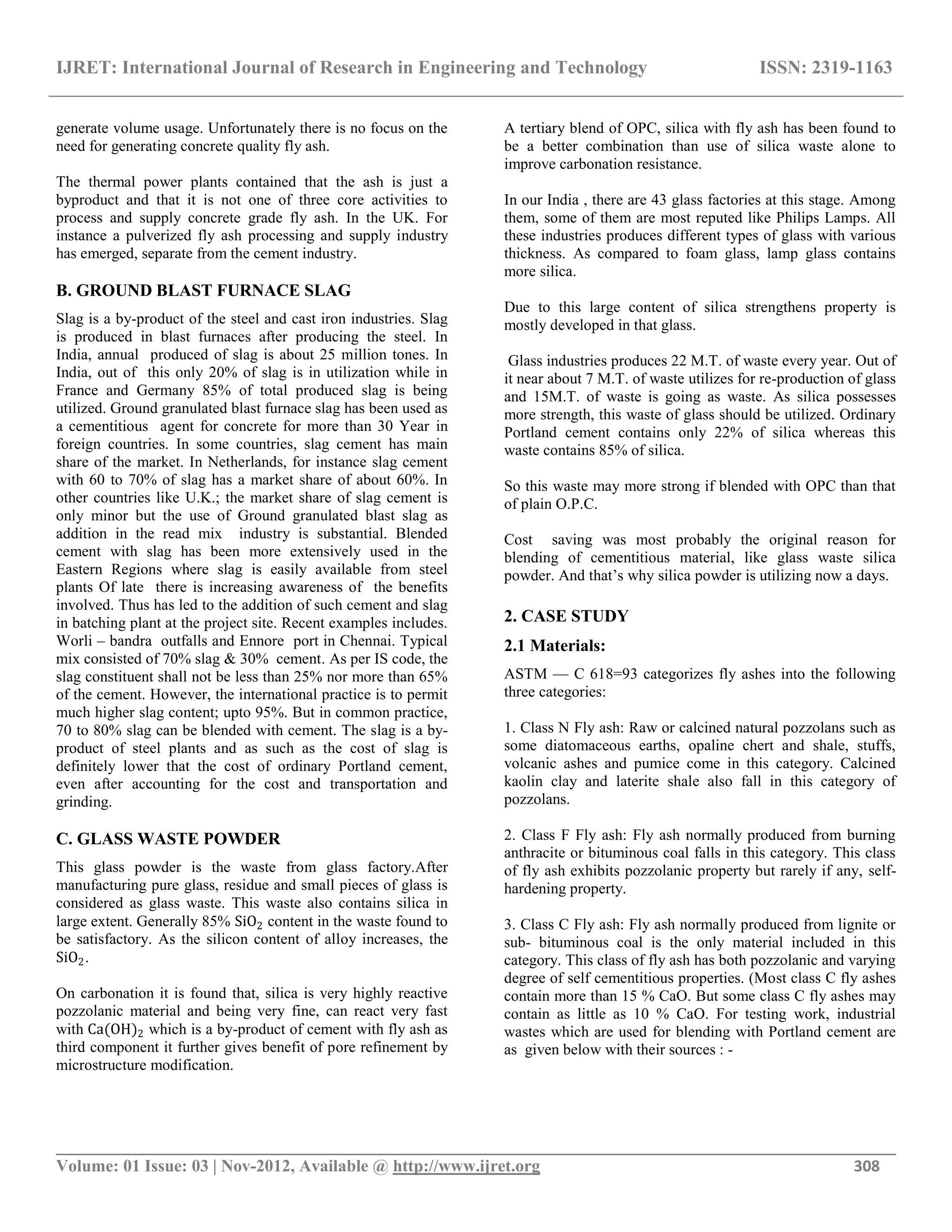 Utilization of industrial waste in the construction industry | PDF