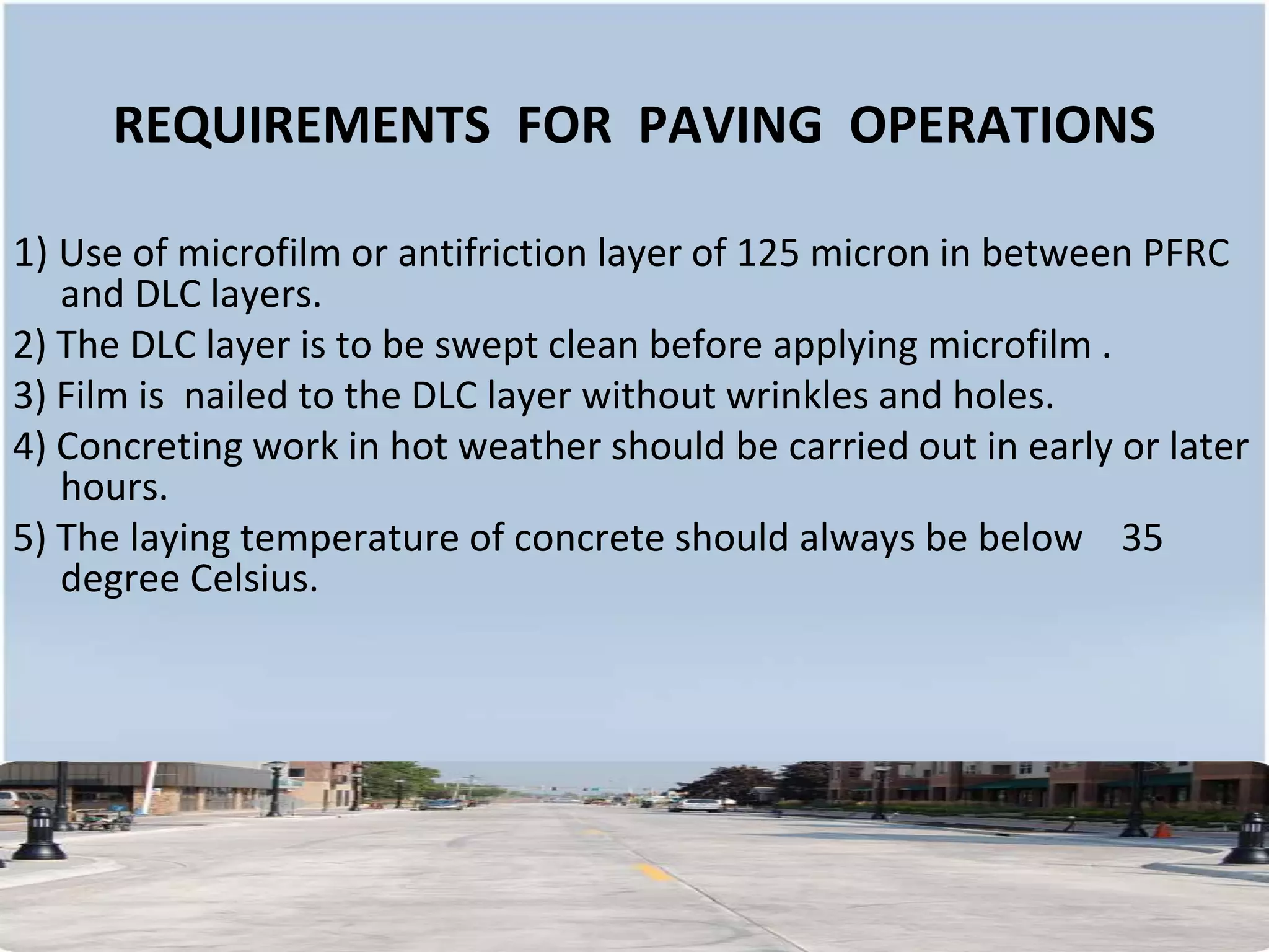 Utilization of polymer fiber reinforced concrete pavement | PPT