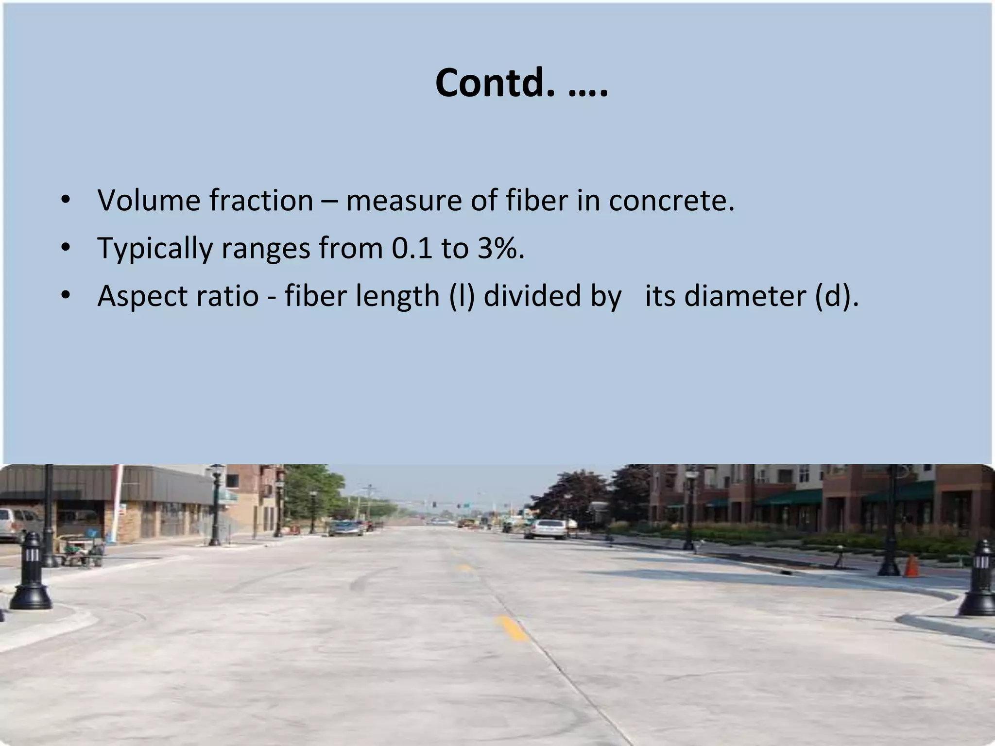 Utilization of polymer fiber reinforced concrete pavement | PPT