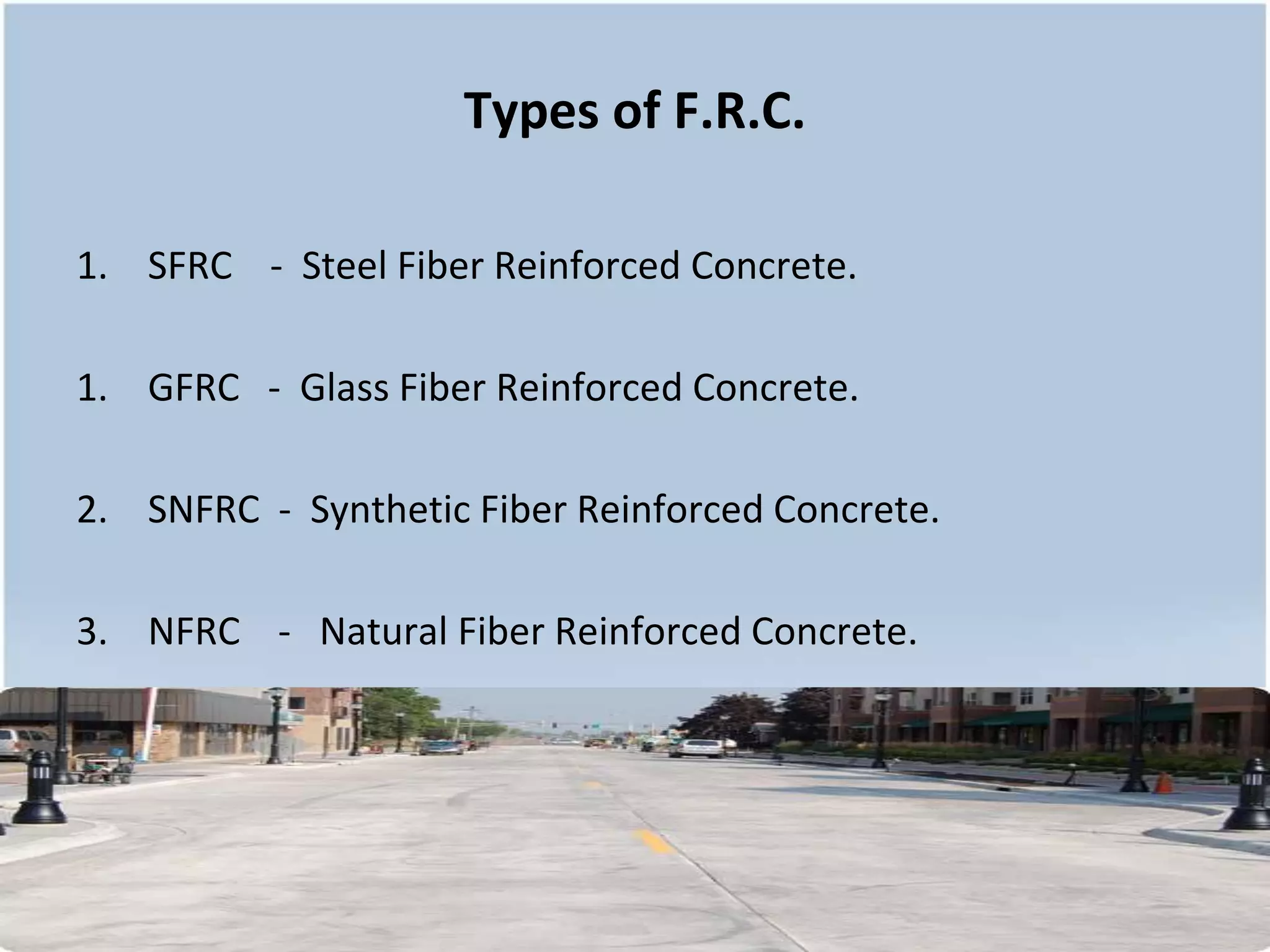 Utilization of polymer fiber reinforced concrete pavement | PPT