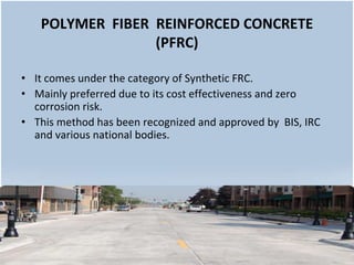 Utilization of polymer fiber reinforced concrete pavement | PPT