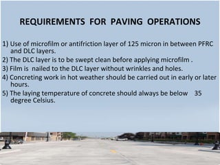 Utilization of polymer fiber reinforced concrete pavement | PPT