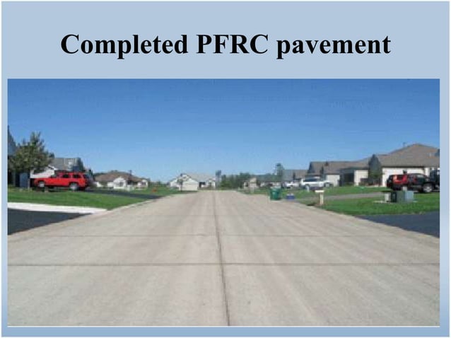 Utilization of polymer fiber reinforced concrete pavement | PPT