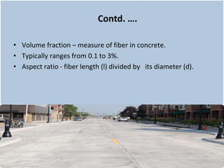 Utilization of polymer fiber reinforced concrete pavement | PPT