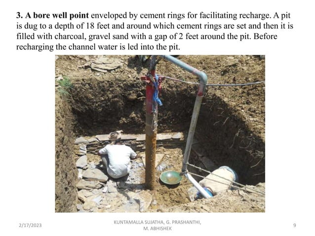 UTILIZATION OF RAINWATER FOR RECHARGING BORE WELLS IN FARMS.pptx