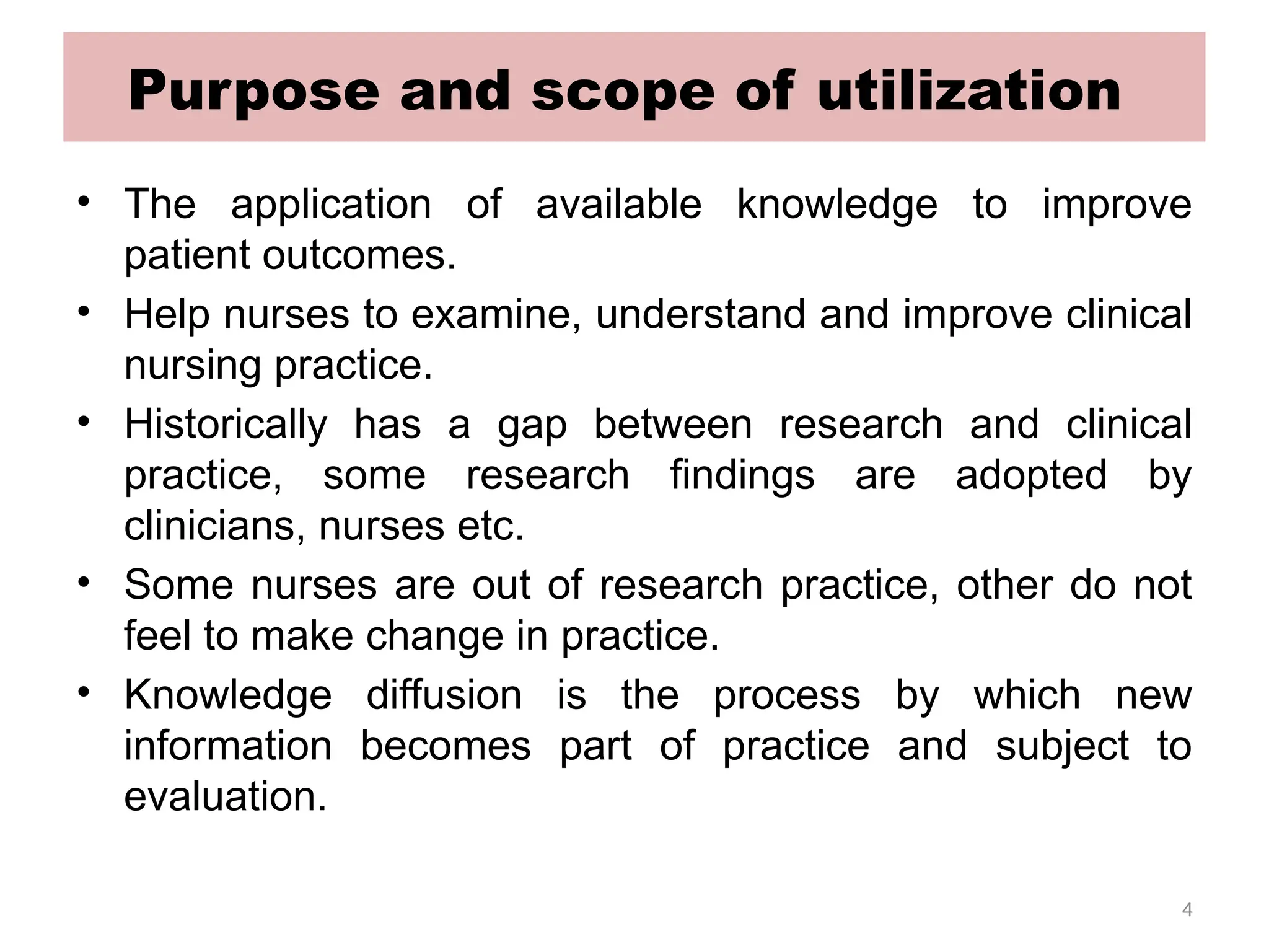 Nursing research; utilization of research findings.pptx | Parenting Babies and Toddlers | Parenting