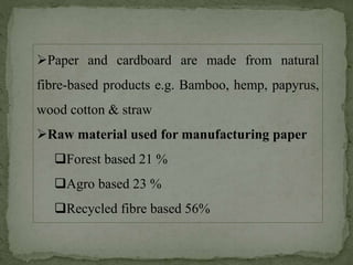 Utilization of waste for paper production | PPTX
