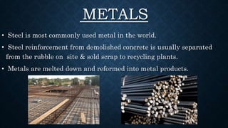 Utilization of waste material in civil construction | PPTX