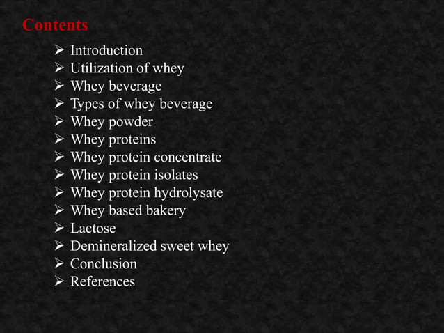 Utilization of whey | PPTX