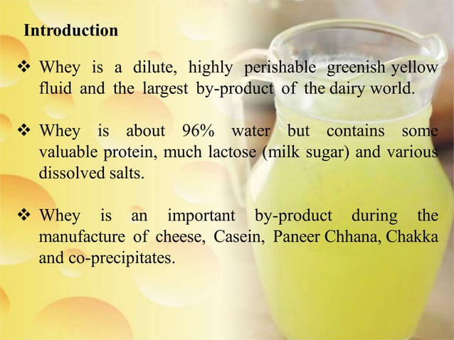 Utilization of whey | PPTX