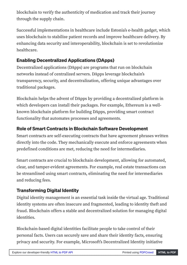 Utilizations of blockchain application development.pdf