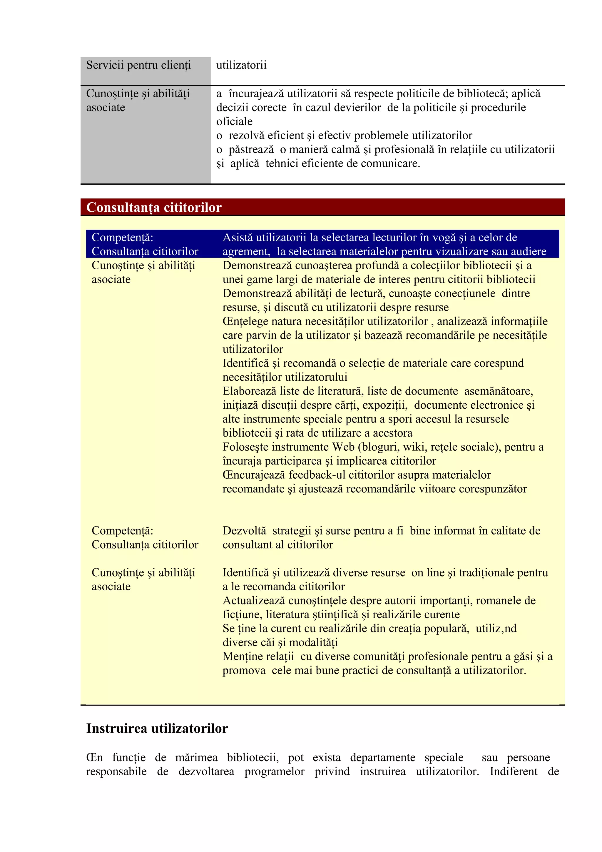 Utilizatori competenţe | DOC